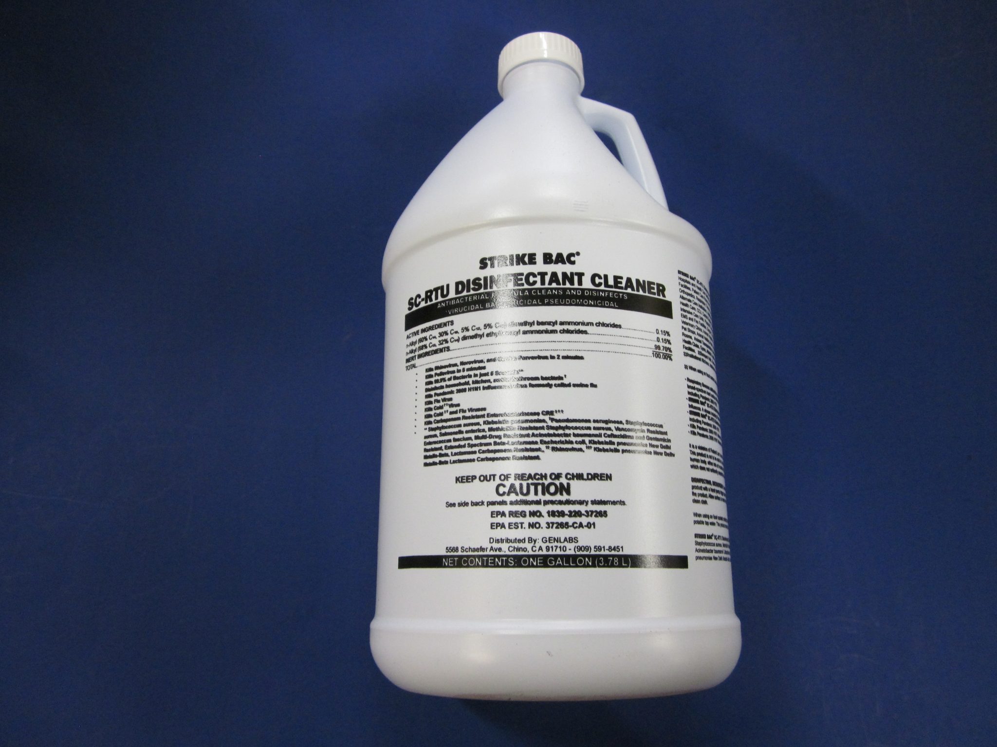 RTU Strike Bac Lemon Disinfectant Gallon – Delta Distributing
